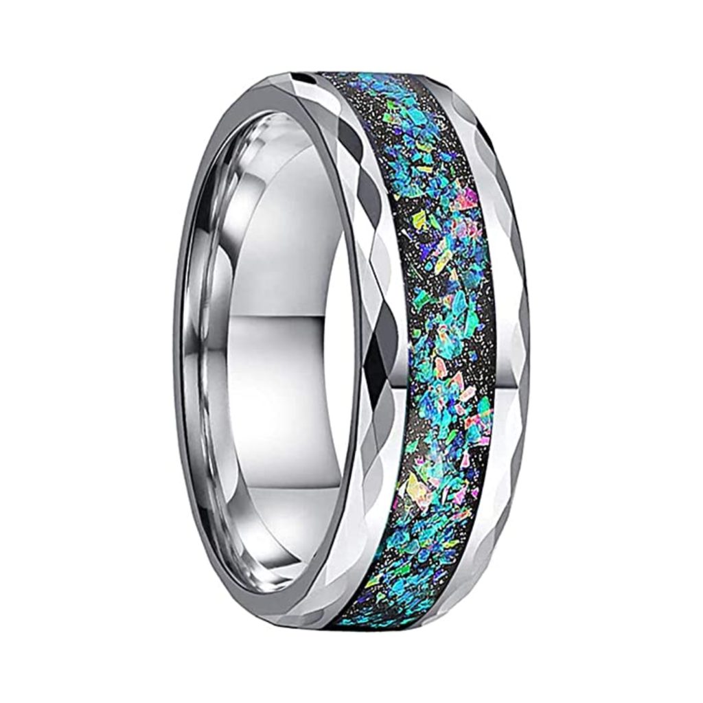 25. Wedding Ring with Opal Stones | Wedding KnowHow